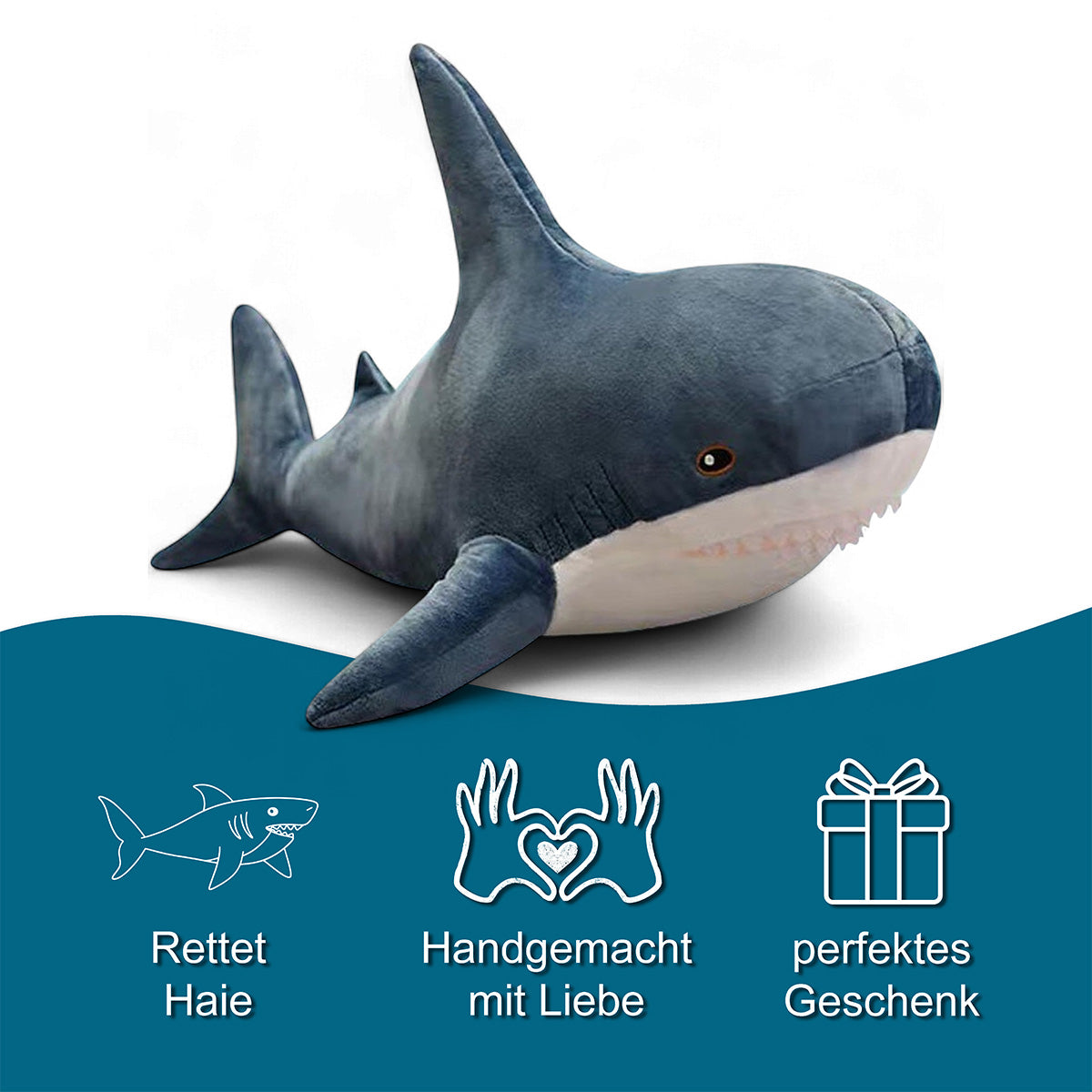 Hai Plushie mit GPS Live Tracking von aninu