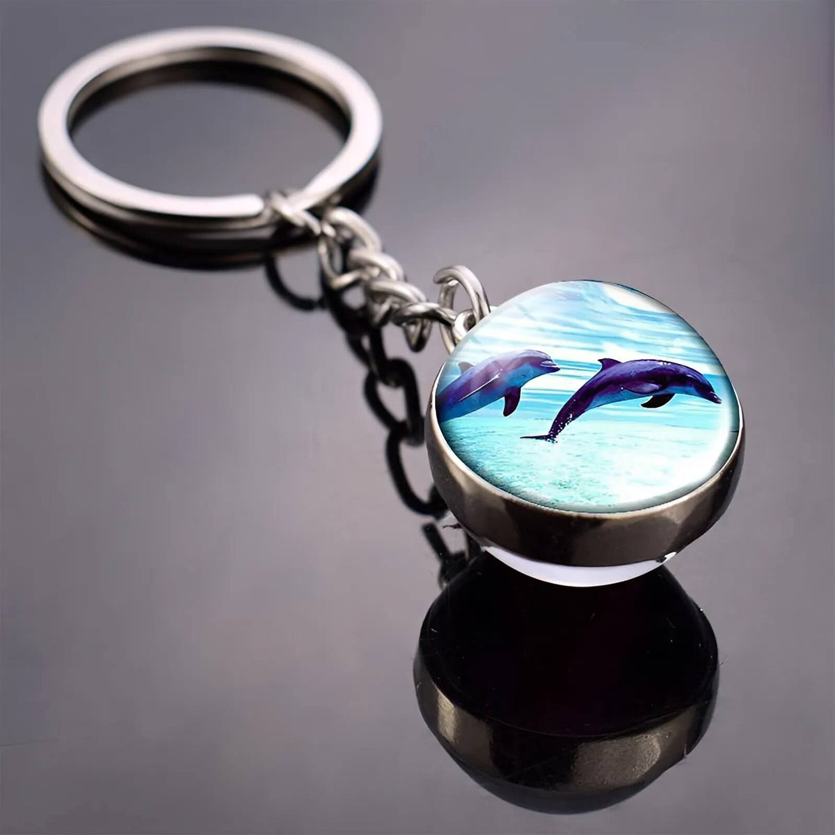Dolphin key ring from aninu